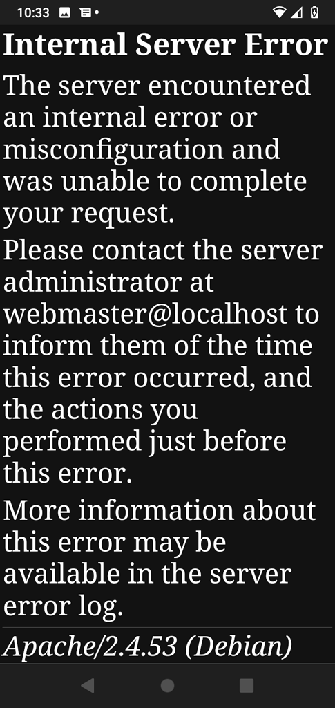 Searx Internal Server Error On Single Client Support Freedombox Forum 